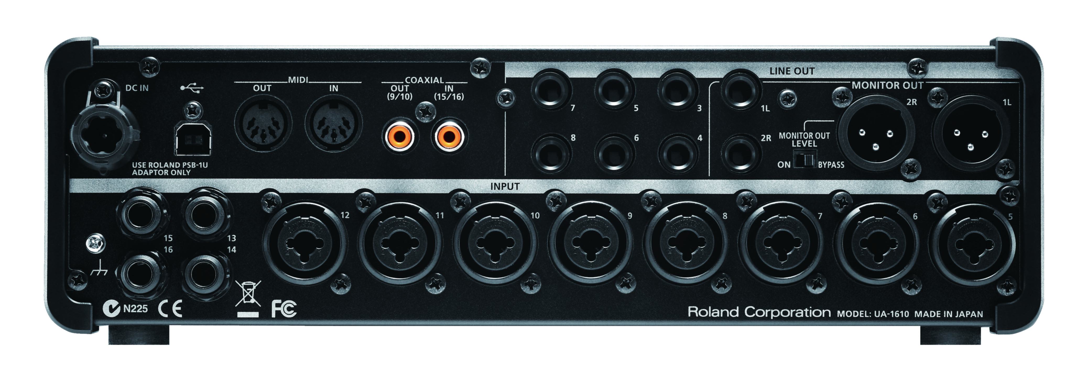 ROLAND UA-1610 STUDIO CAPTURE: USB 2.0 Audio-Interface - La musique au ...