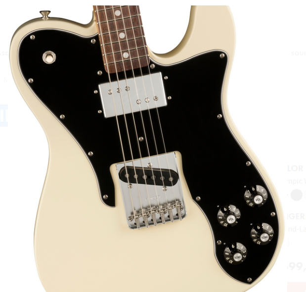 FENDER American Vintage II 1977 Telecaster Custom OLYMPIC WHITE ...