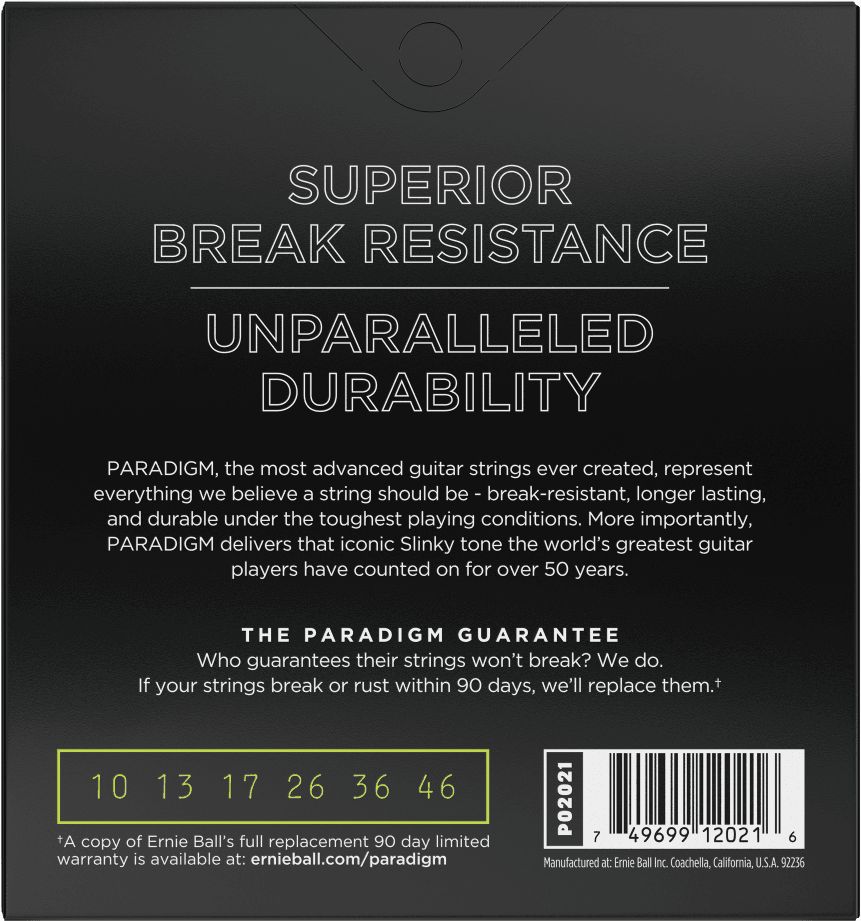 ERNIE BALL 2021 Paradigm Slinky Regular slinky 10/46 - Musique Audio Shop