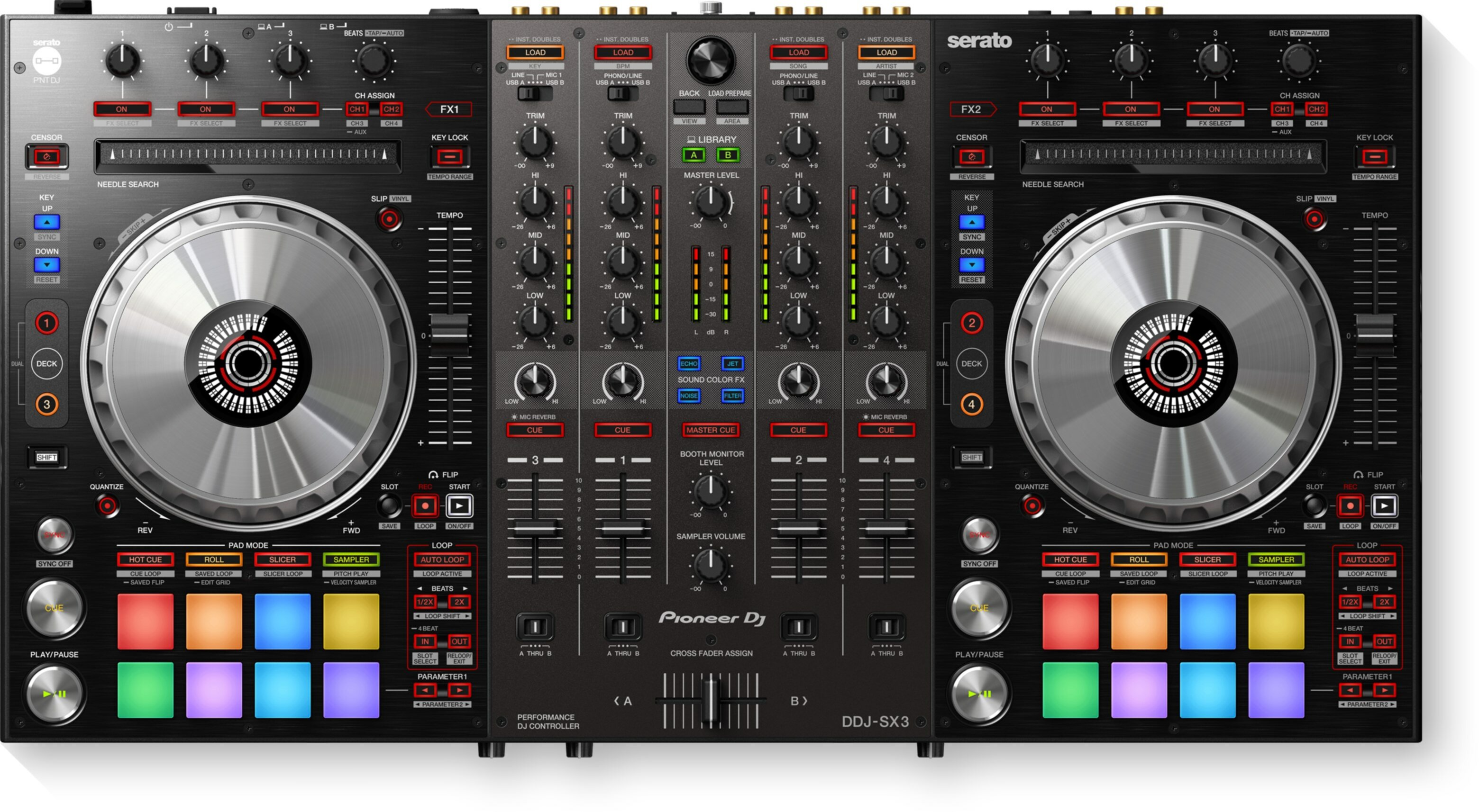 PIONEER DJ DDJ-SX3 - 1099,00€ (Contrôleurs DJ) - La musique au meilleur ...