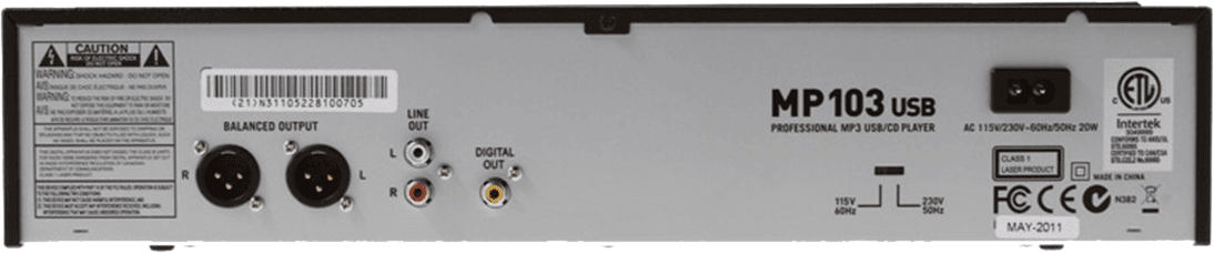 NUMARK MP103USB - 333,00€ (Lecteurs Multi-format) - La musique au ...