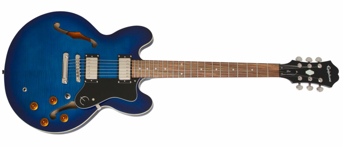 EPIPHONE ES-335 Dot Deluxe Blue - 479,00€ - La musique au meilleur prix ...