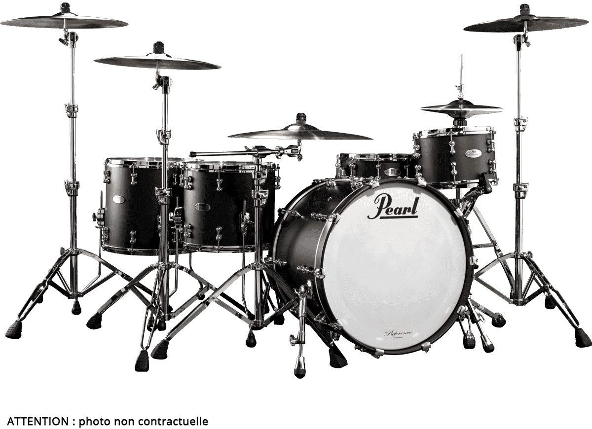 PEARL DRUMS Reference Pure Rock 24 -3 fûts - Matte black - La musique ...
